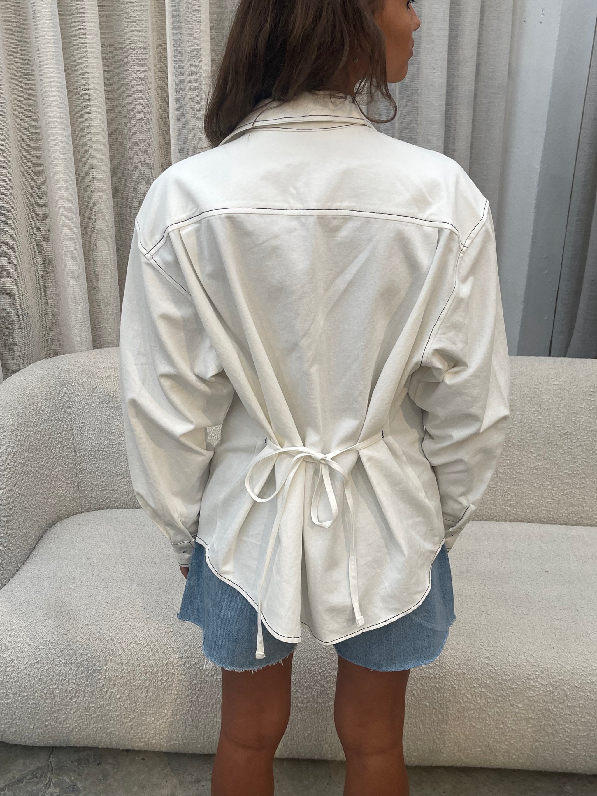 Mermaid Blouse Off White – The Room Antwerp