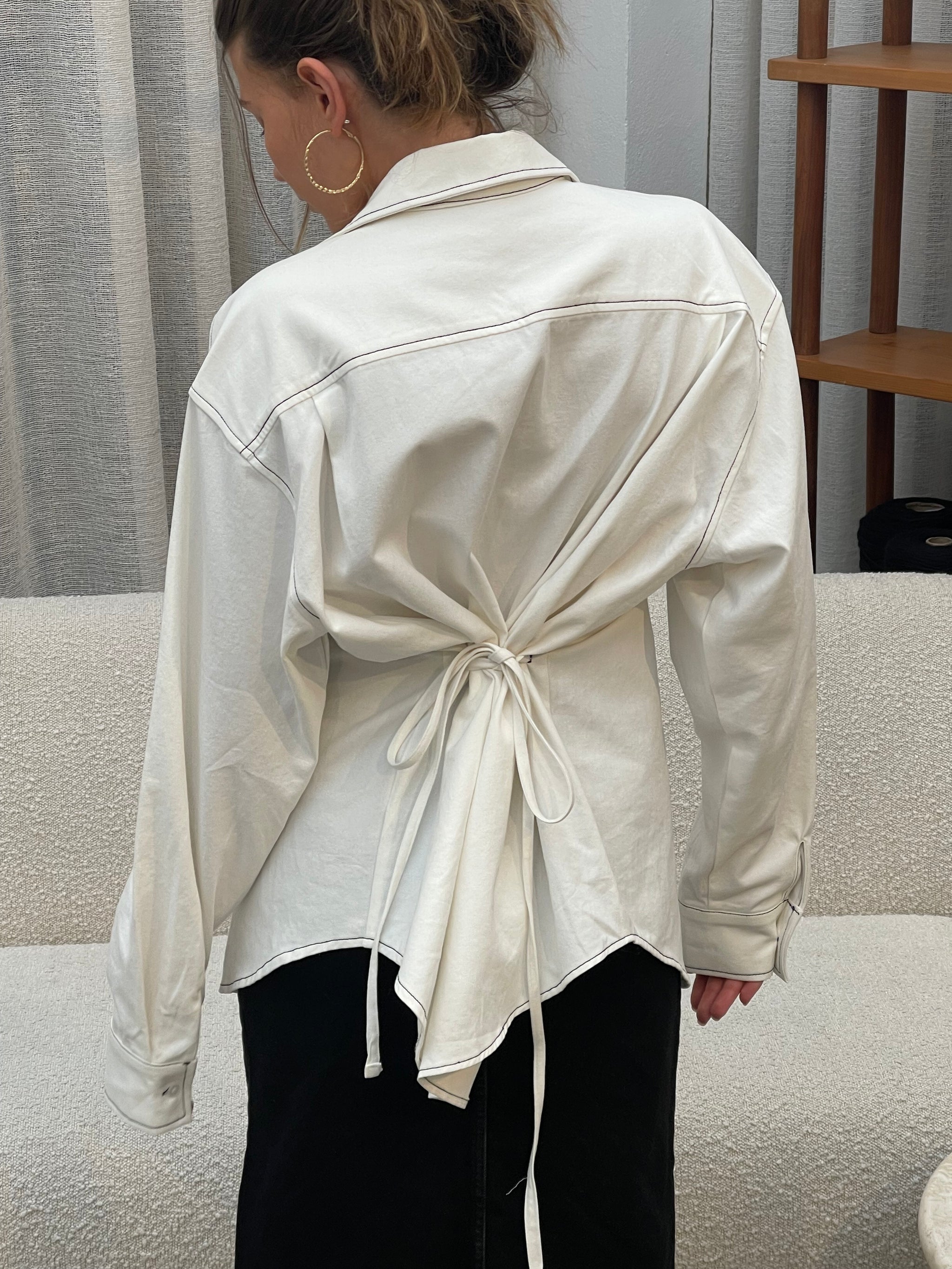 Mermaid Blouse Off White – The Room Antwerp